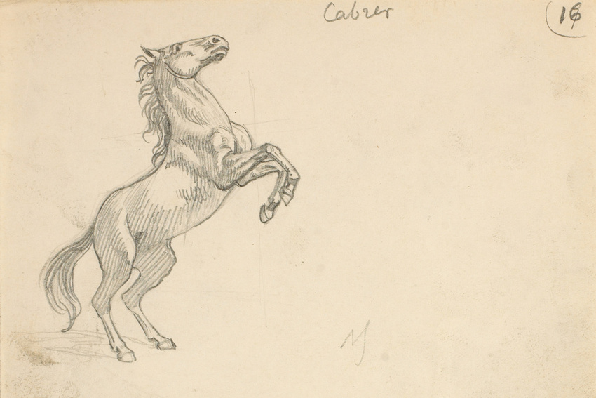 Cheval cabré - Eugène Grasset | Musée d'Orsay