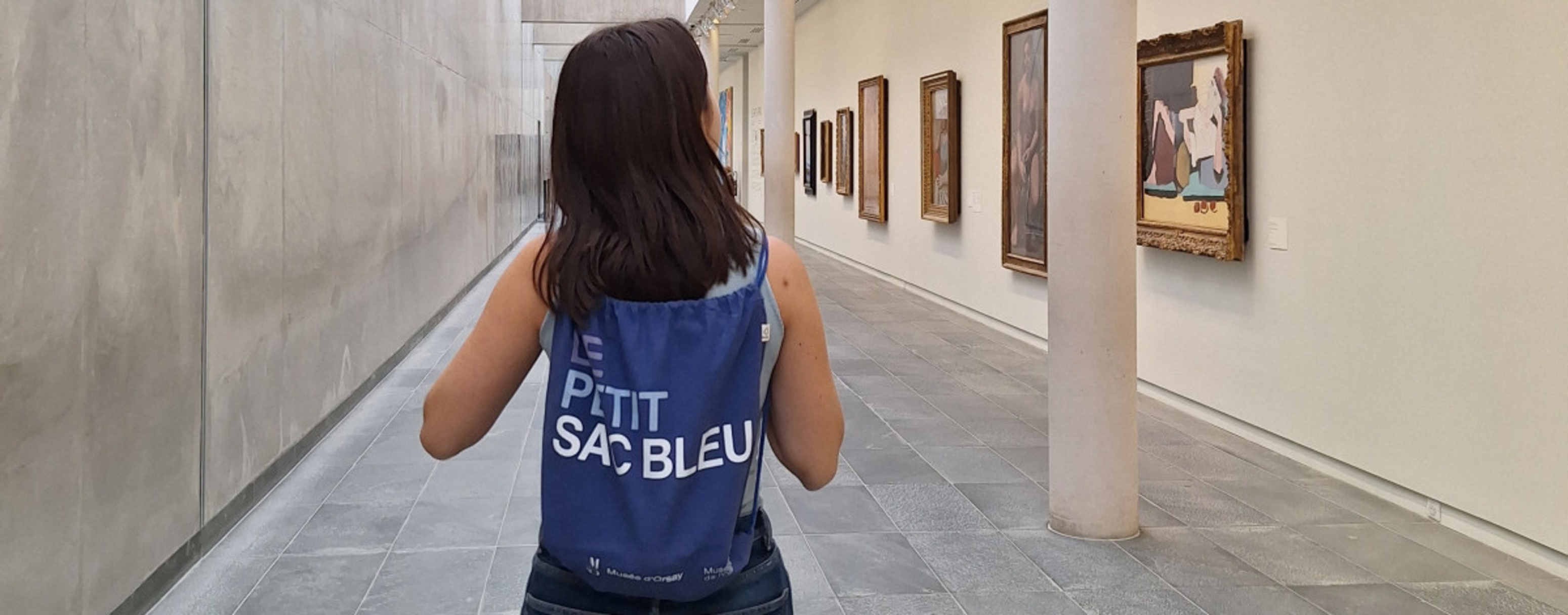 The little blue bag | Musée de l'Orangerie