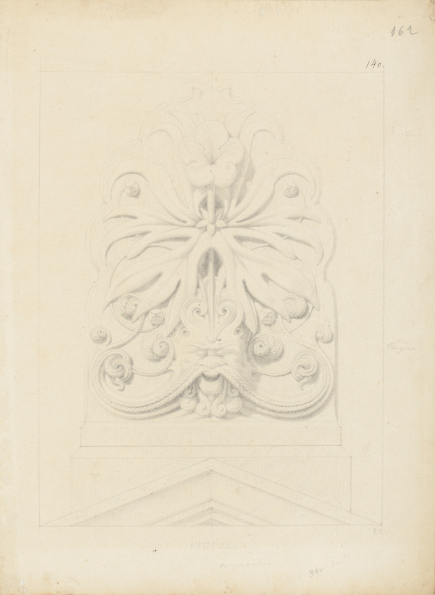 Antéfixe à motifs de fougères - Victor Ruprich-Robert | Musée d'Orsay
