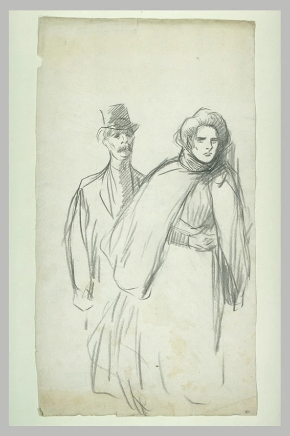 Couple - Théophile Alexandre Steinlen | Musée d'Orsay
