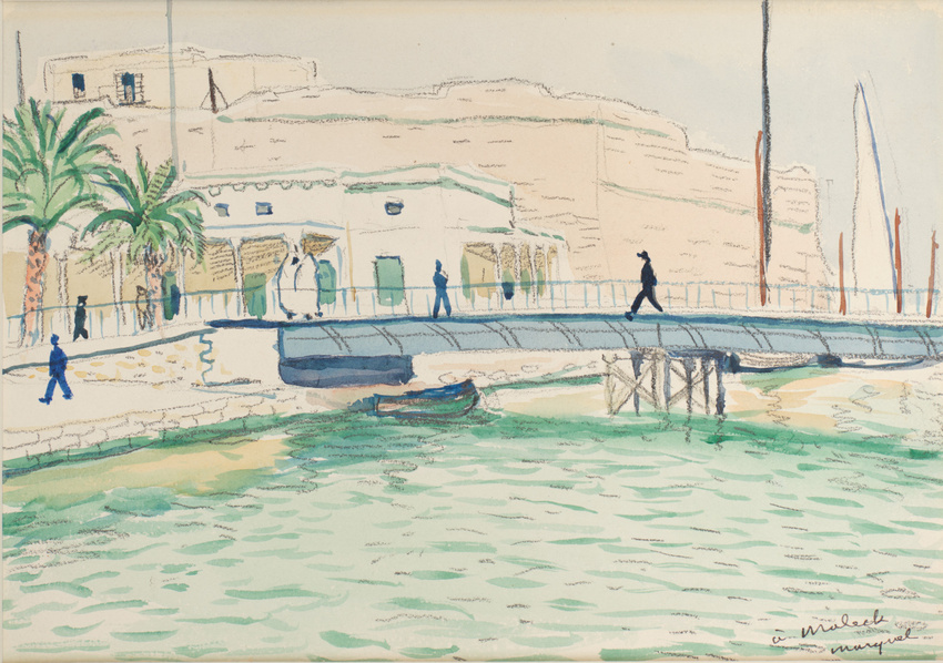 La goulette Tunis - Albert Marquet | Musée d'Orsay