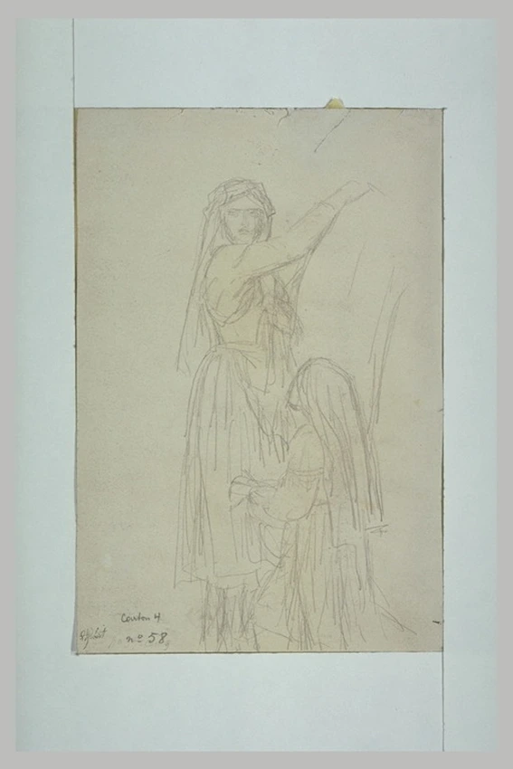 Deux femmes - Ernest Hébert | Musée d'Orsay