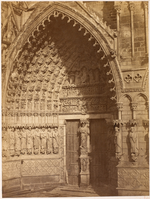 Amiens, portail du Beau Dieu - Bisson frères | Musée d'Orsay