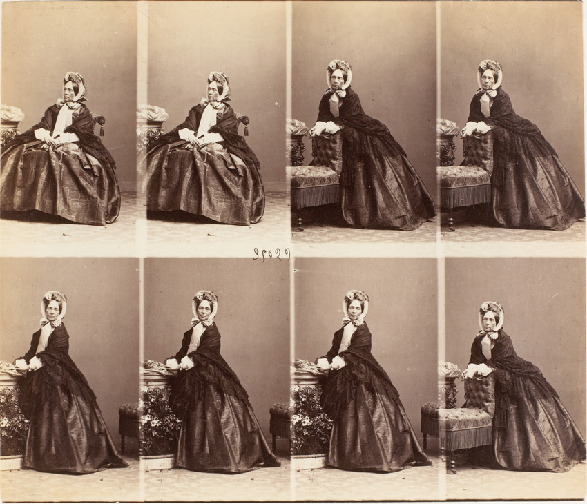 Princesse Galitzine en huit poses - André Adolphe Eugène Disdéri ...