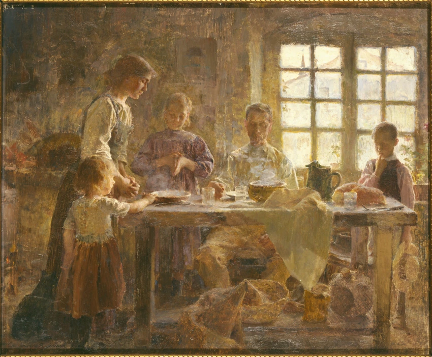 Le Bénédicité - Henri Royer | Musée d'Orsay