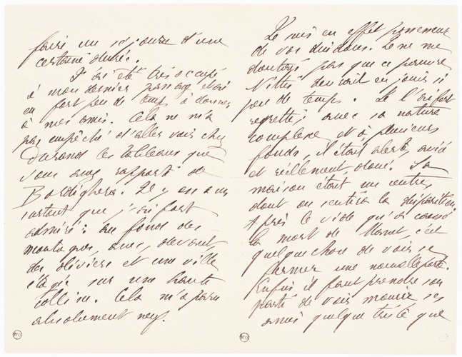 Lettre autographe signée de Théodore Duret à Claude Monet - Théodore ...
