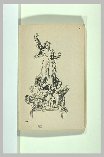 Etude d'une statue - Henri Chapu | Musée d'Orsay