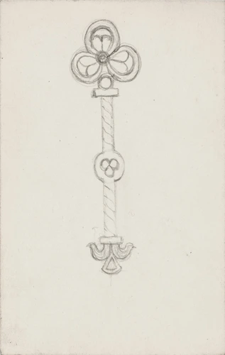 Clef à motif de trèfle - Enguerrand du Suau de la Croix | Musée d'Orsay