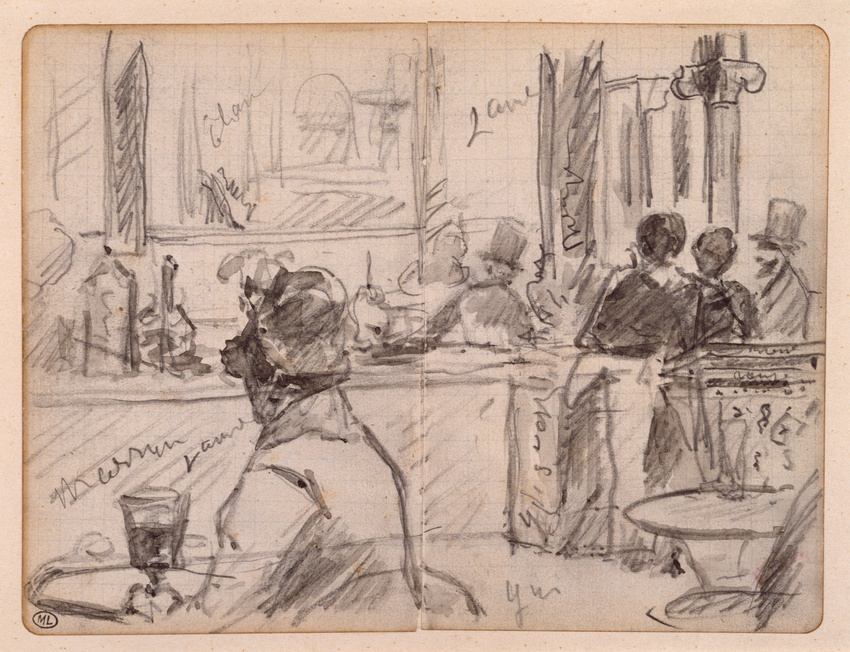 Intérieur de café - Edouard Manet | Musée d'Orsay