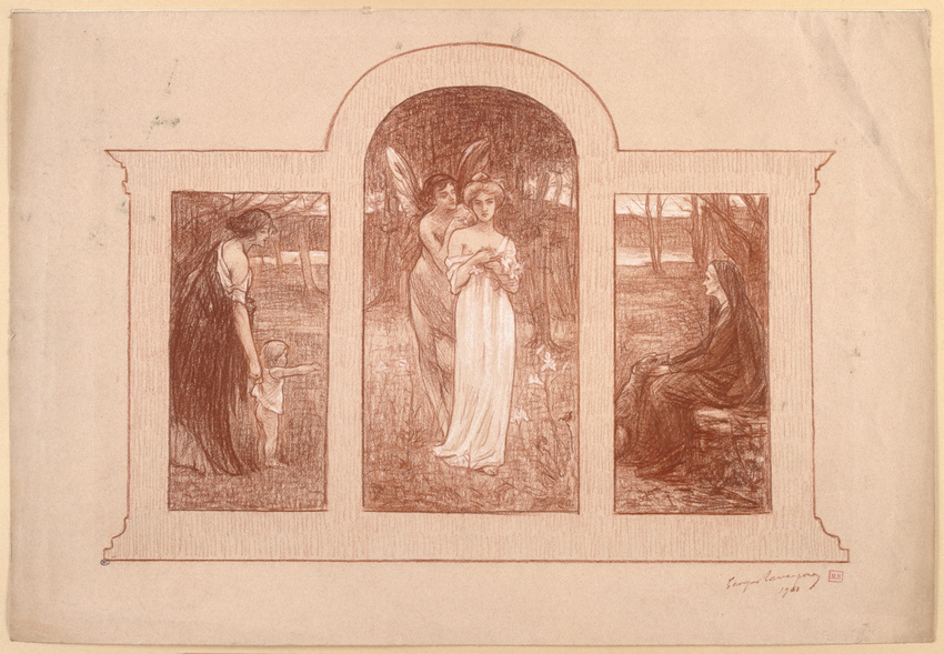Les trois âges de la vie - Georges-Auguste-Elie Lavergne | Musée d'Orsay