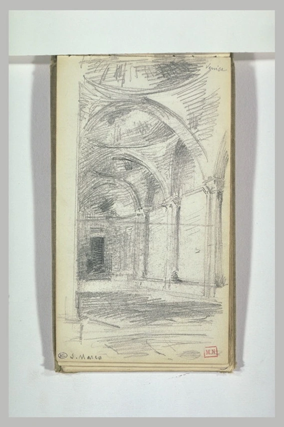 Intérieur de la basilique Saint-Marc à Venise - Armand Berton | Musée d ...