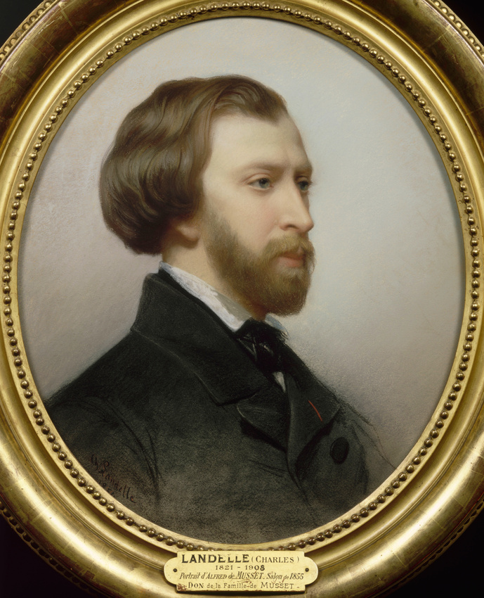 Portrait d'Alfred de Musset - Charles Landelle | Musée d'Orsay