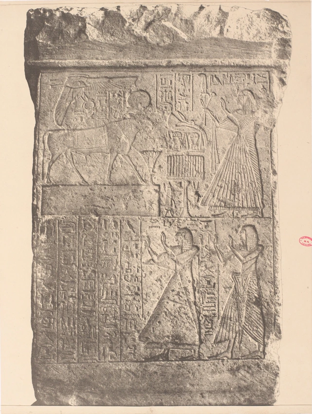 Stèle - Serapeum de Memphis "Le prince Menephta" - Théodule Devéria ...