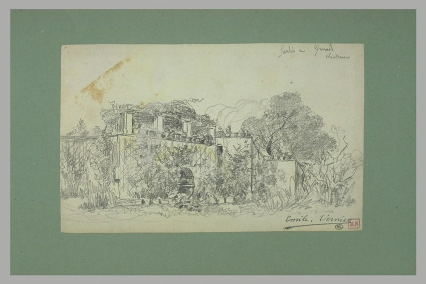 Jardin de la chartreuse de Grenade - Emile-Louis Vernier | Musée d'Orsay