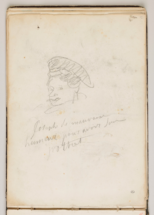 Caricature de Joseph Tesser - Johan Barthold Jongkind | Musée d'Orsay