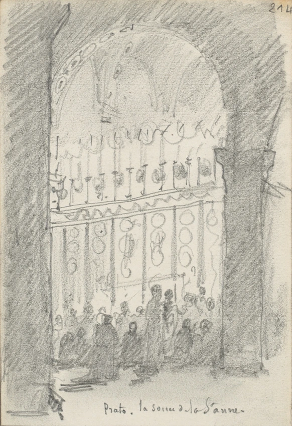 Prato, la soirée de la Saint-Anne - Louis Boitte | Musée d'Orsay