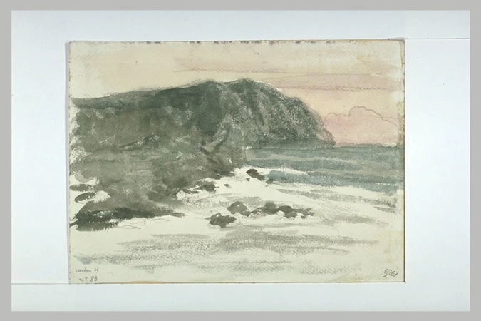 Paysage marin - Ernest Hébert | Musée d'Orsay