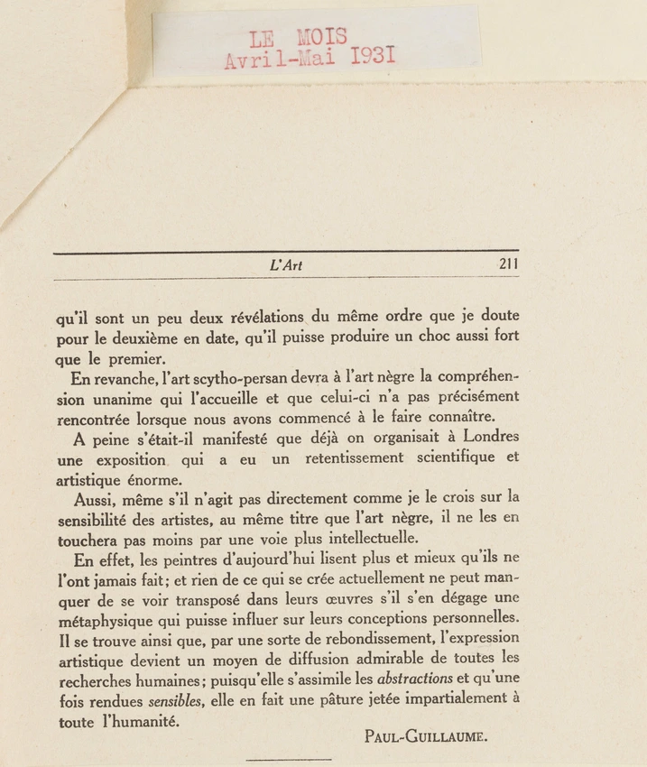 La révélation de l'art scytho-persan : sera-t'elle une révolution ...