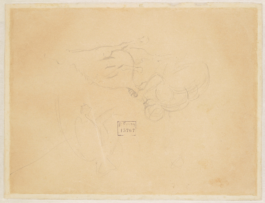 Deux arabes penchés sur le corps d'un animal - Gustave Guillaumet ...