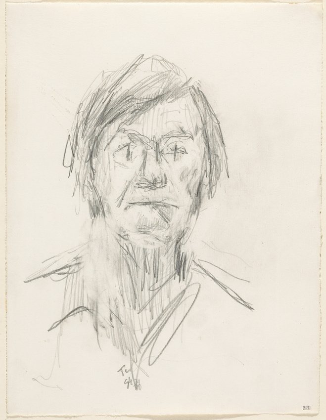 Autoportrait, en buste, de face - Tal Coat | Musée d'Orsay