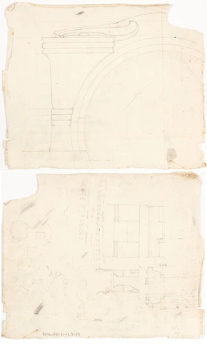 Etude d'encadrement d'arc outrepassé - Victor Baltard | Musée d'Orsay