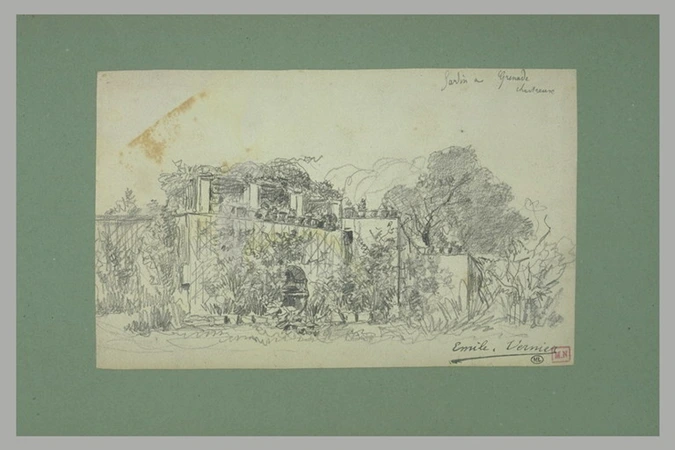 Jardin de la chartreuse de Grenade - Emile-Louis Vernier | Musée d'Orsay