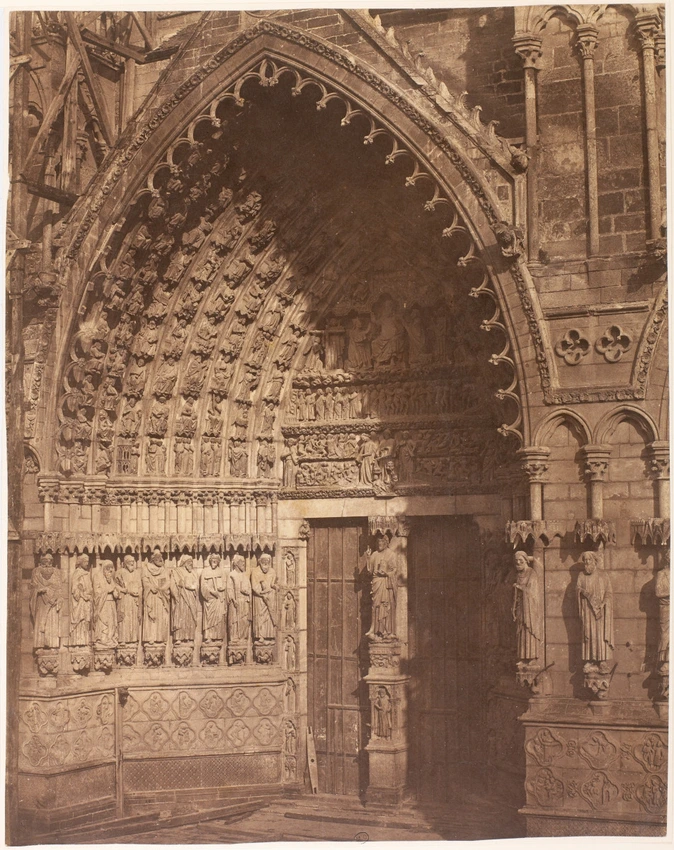 Portail du Beau Dieu d'Amiens - Bisson frères | Musée d'Orsay