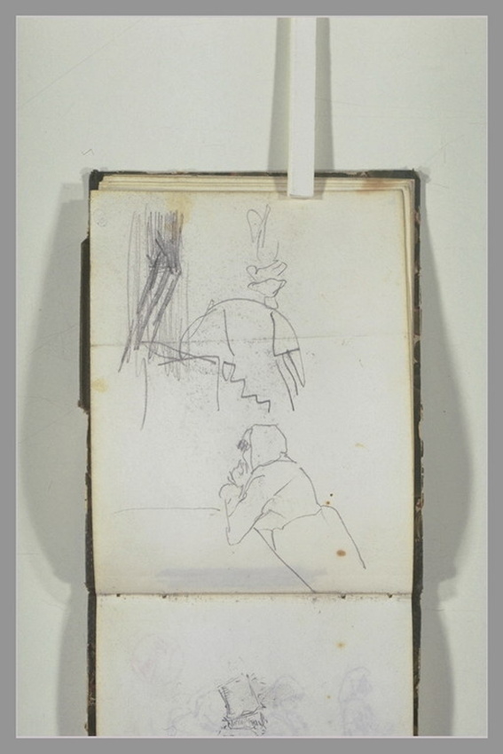 Croquis de personnage - Mariano Fortuny y Marsal | Musée d'Orsay