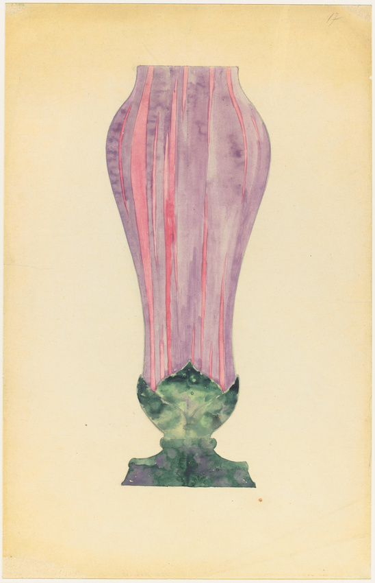 Modèle de vase en forme de corolle de digitale - Emile Gallé | Musée d ...
