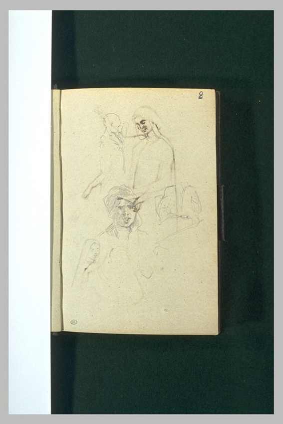 Etude de personnages - Léon Belly | Musée d'Orsay