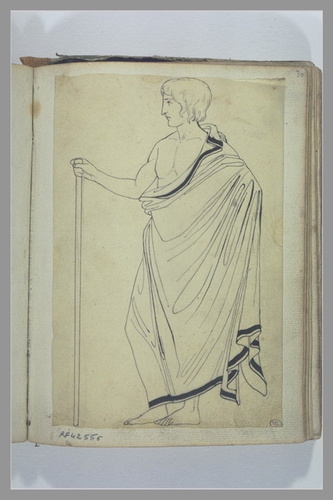 Etude de personnage d'après l'antique - Adolphe Yvon | Musée d'Orsay