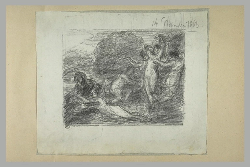 Illustration du Venusberg dans 'Tannhaüser' de Wagner - Henri Fantin ...