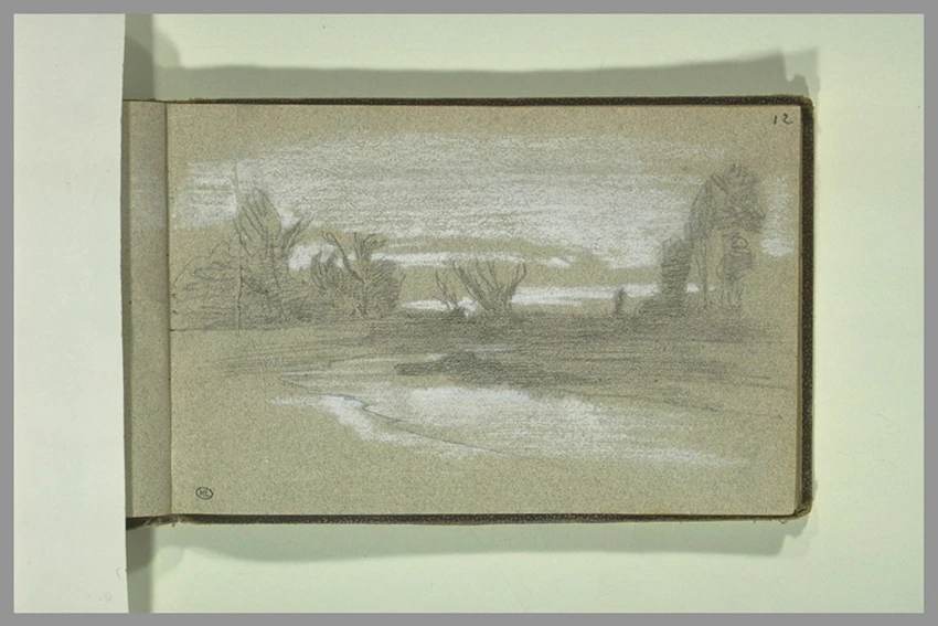 Paysage dans la brume - Léon Belly | Musée d'Orsay