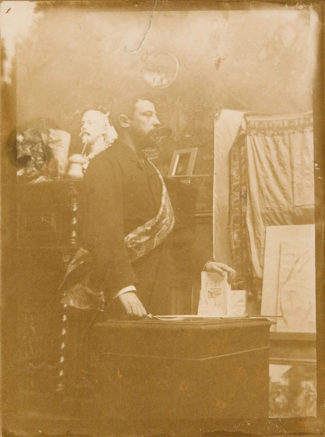 Portrait de Léon Comerre - Anonyme | Musée d'Orsay