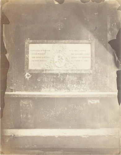 Autel de rue dédié à la Vierge, à Rome - Edmond Lebel | Musée d'Orsay