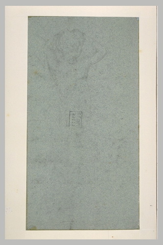 Demi-figure, aux mains derrière la tête - François Reynaud | Musée d'Orsay