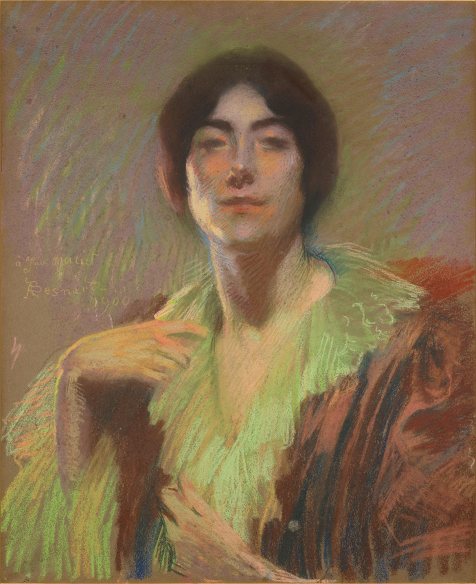 Portrait de femme - Albert Besnard | Musée d'Orsay
