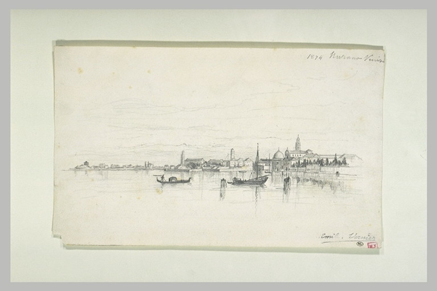 Vue de l'île de Murano - Emile-Louis Vernier | Musée d'Orsay