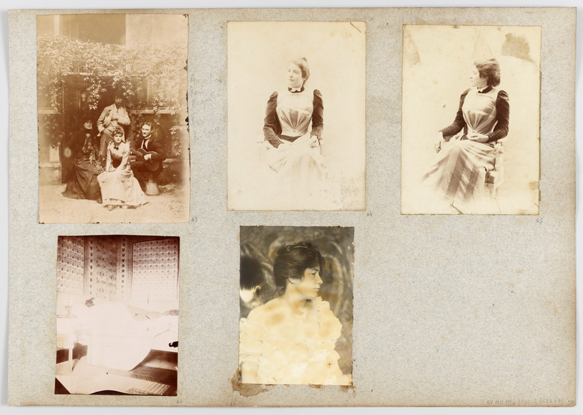 Lili Grenier, Louis Anquetin ? , Juliette Vary ? et Albert de ...