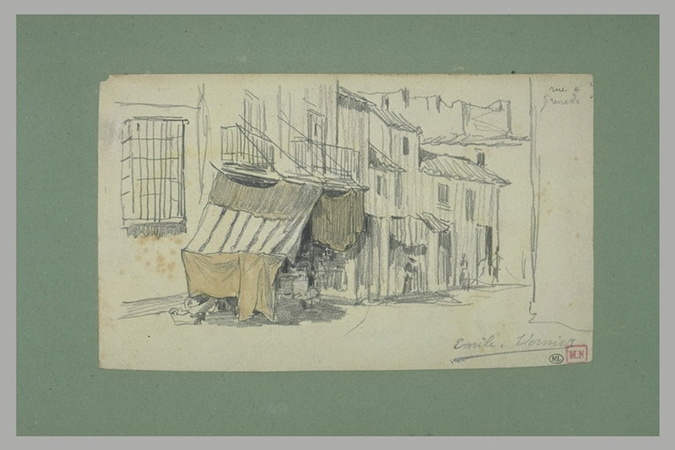 Une rue à Grenade - Emile-Louis Vernier | Musée d'Orsay