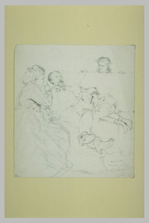 La famille Edmond Turquet - Lucien Pierre Sergent | Musée d'Orsay