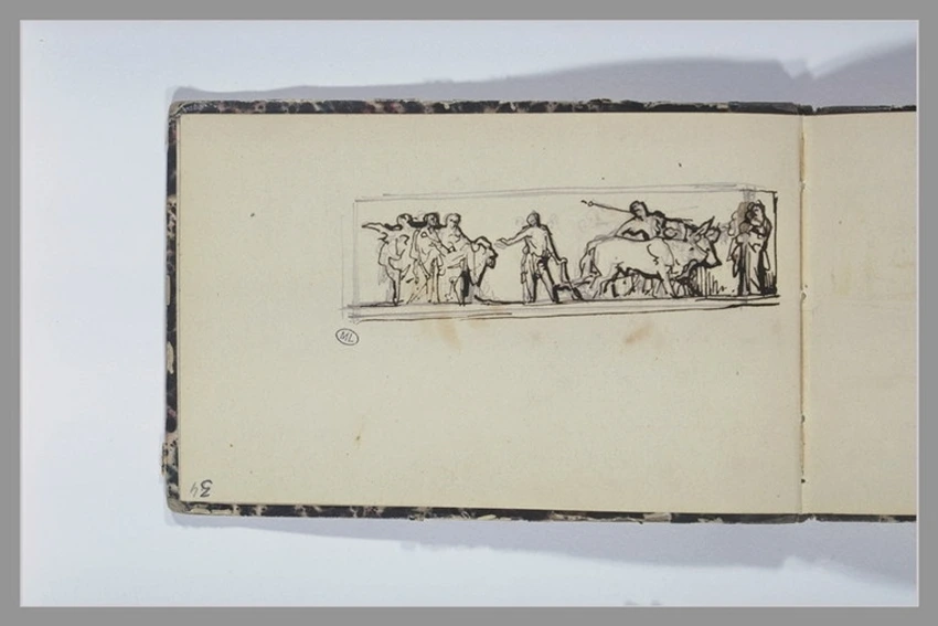 Composition en frise - Henri Chapu | Musée d'Orsay