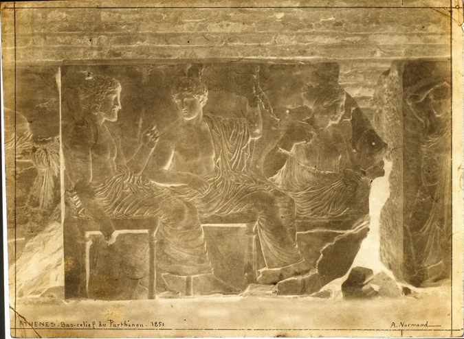 Athènes, bas-relief du Parthénon - Alfred-Nicolas Normand | Musée d'Orsay
