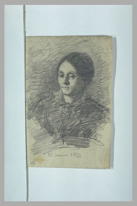 Portrait de femme - Eugène Boudin | Musée d'Orsay