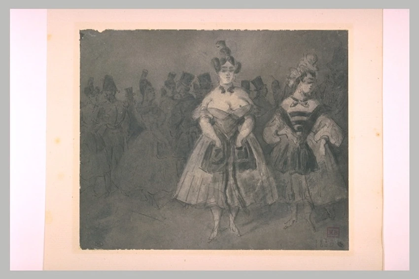 Bal public - Constantin Guys | Musée d'Orsay