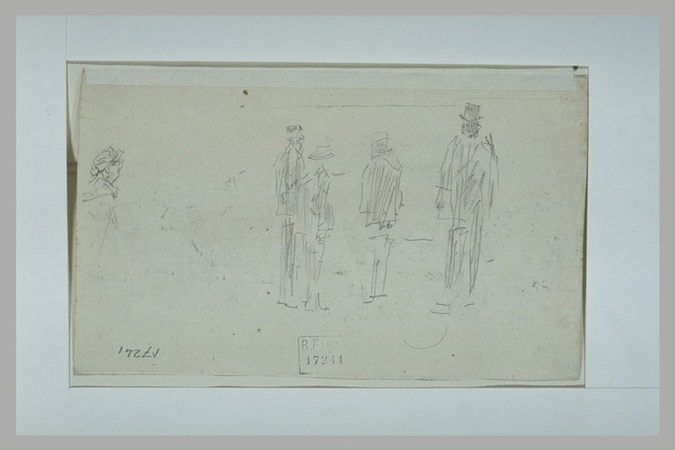 Etudes de personnages - Eugène Boudin | Musée d'Orsay