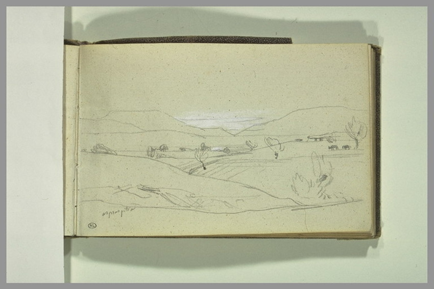 Vue d'une vallée - Léon Belly | Musée d'Orsay