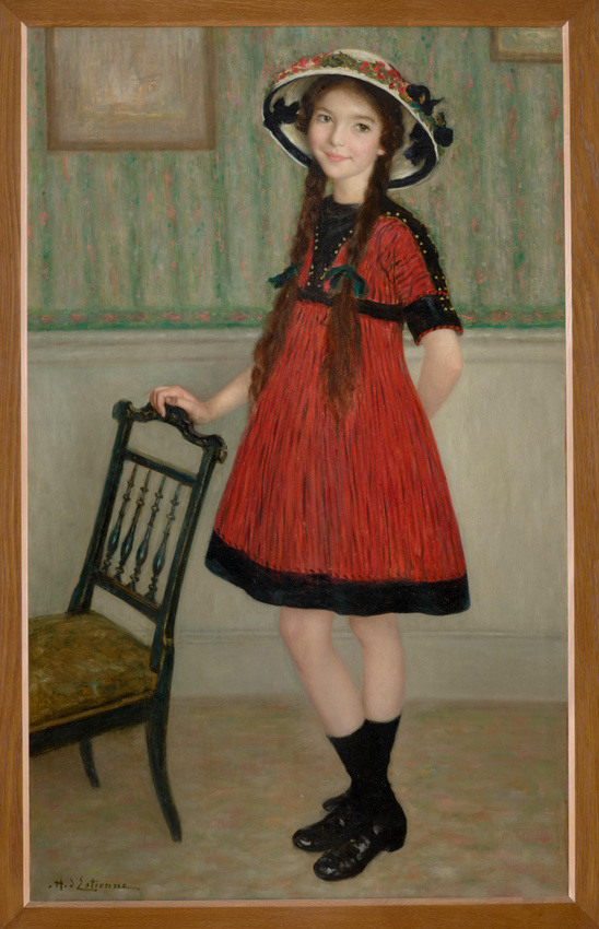 Portrait de fillette - Henry d' Estienne | Musée d'Orsay