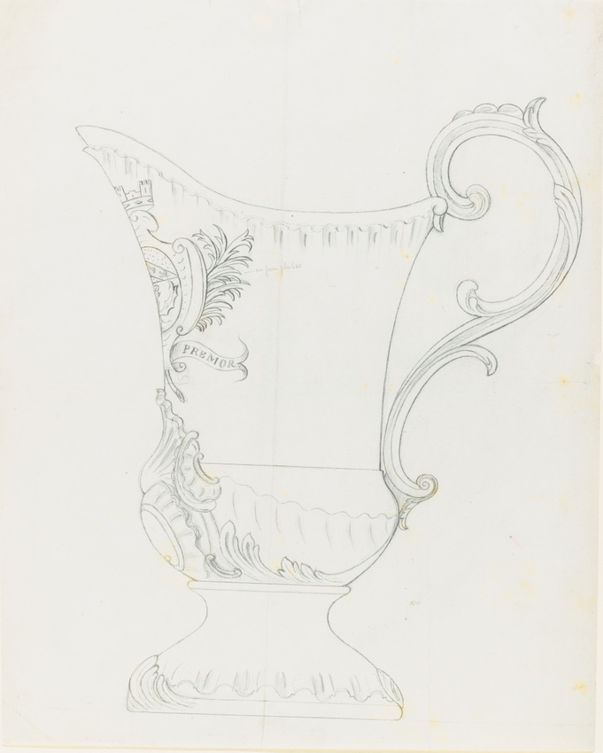 Modèle d'aiguière en forme de casque ornée des armes de Nancy - Emile ...