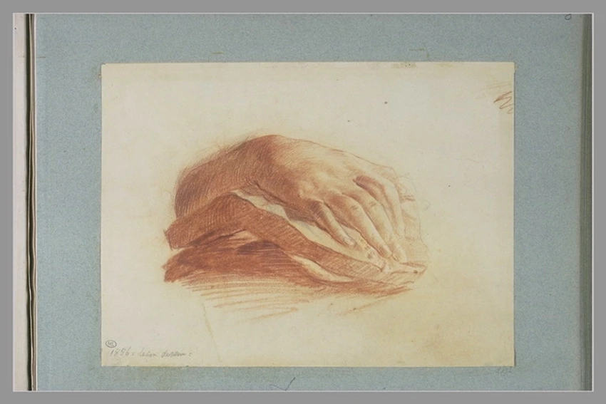 Etude d'une main, d'après un plâtre - Charles Meissonier | Musée d'Orsay
